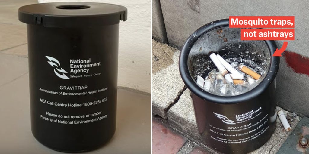 Black Containers Around S’pore Are Not Ashtrays But Traps For Aedes ...