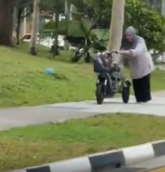 S’porean Lady Pushing PMA On Footpath Proves PMD Ban Needs Further ...