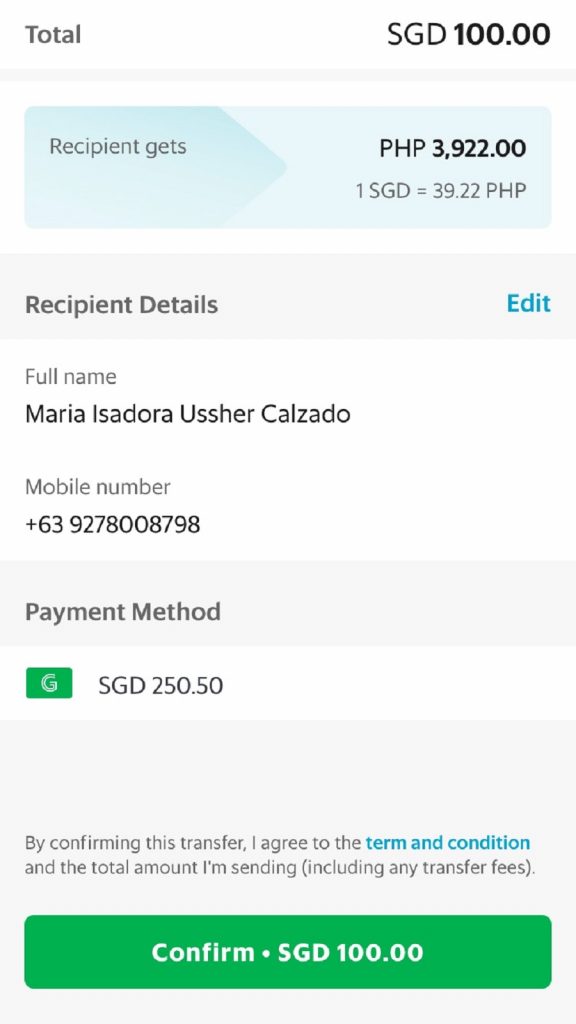 GrabPay S'pore Now Lets You Send Money To The Philippines With $0 ...