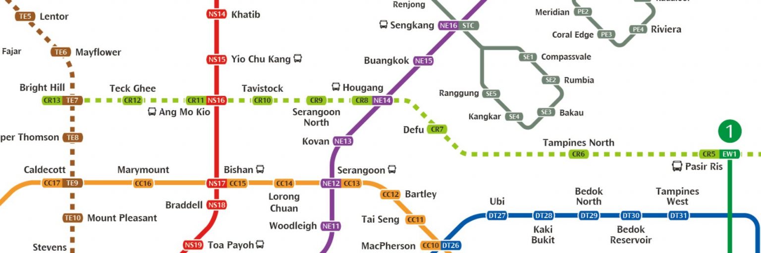 Cross Island Line Will Link Ang Mo Kio To Hougang In Just 3 MRT Stops ...