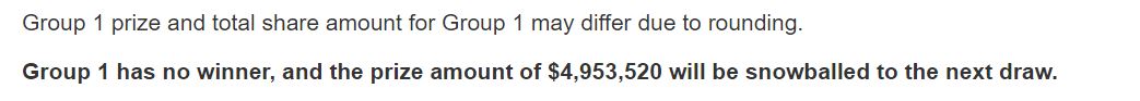 TOTO Price Pool Reaches $10 Million On 17 Jan, Is 7th Largest Since 2014