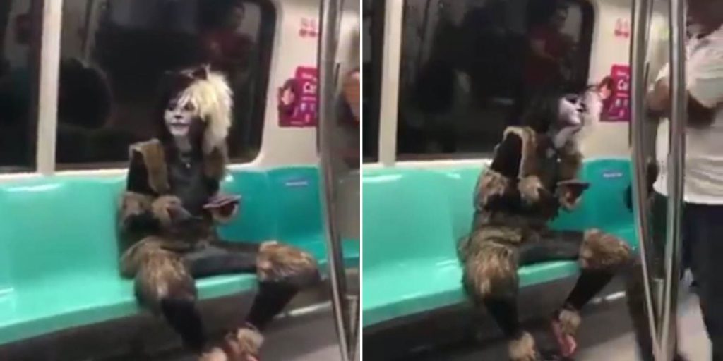 Cat Cosplayer With Extremely Legit Costume Takes MRT, Purrs Like Real ...