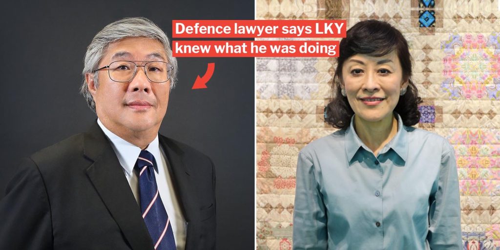 Lee Suet Fern Wasn't Acting As LKY's Lawyer, Here's Some Highlights Of ...