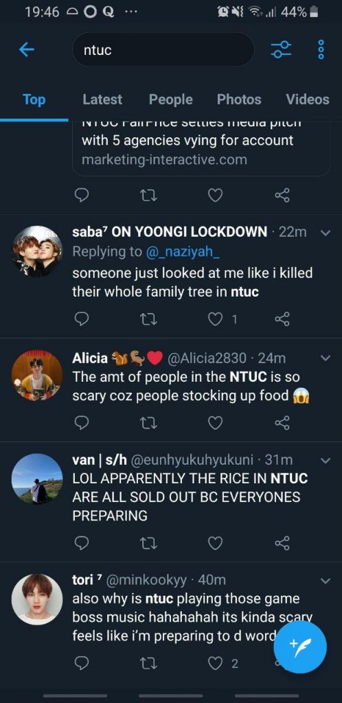 S'poreans Are Wiping Out Basic Supplies From Supermarkets In Panic ...