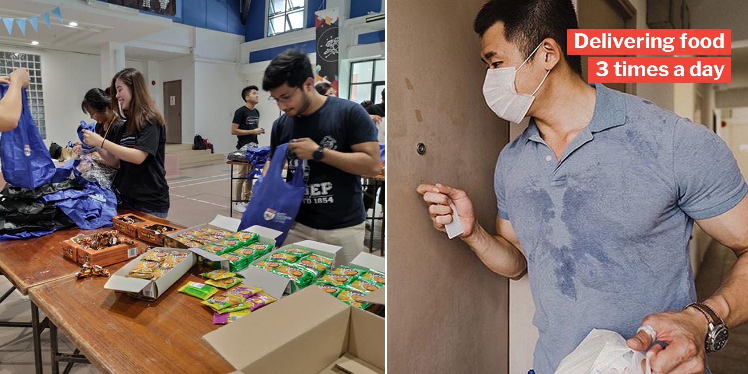 NUS & NTU Students Deliver Food To Those On 14-Day Leave Of Absence ...