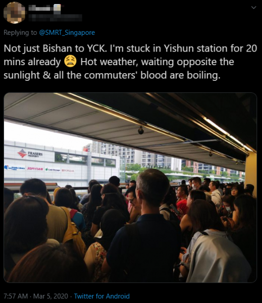 MRT Track Fault At Ang Mo Kio Causes Over 20 Mins Delay Early This ...