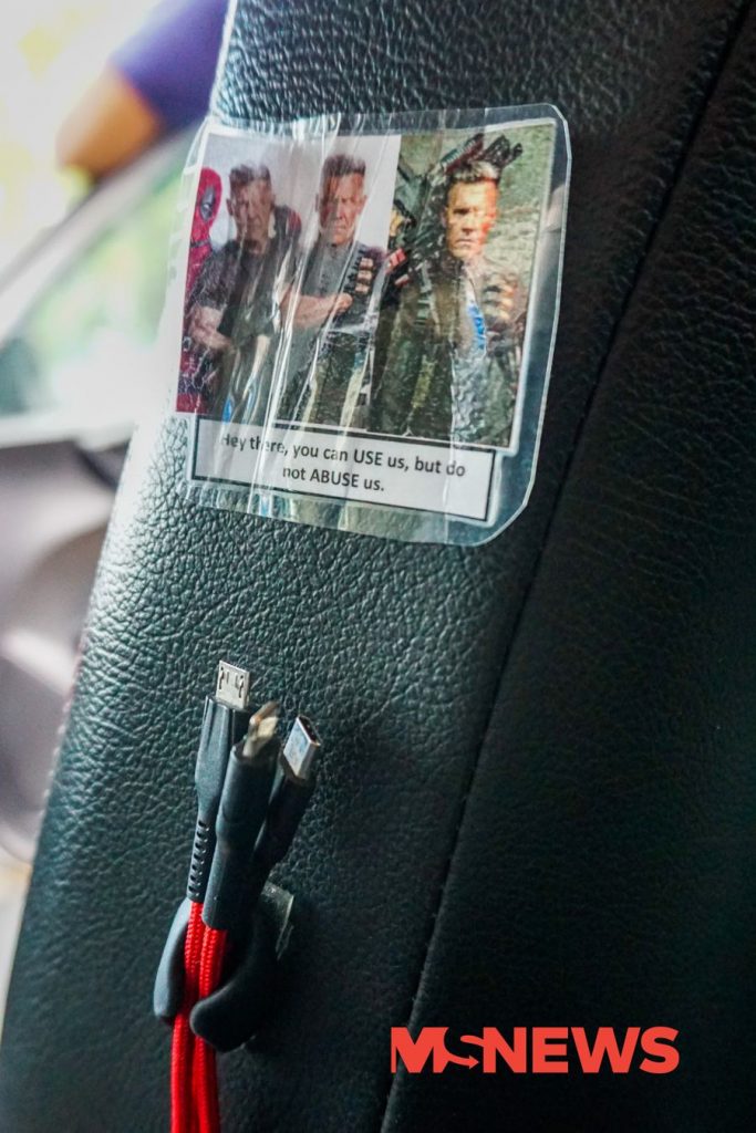 This Grab Car Has Dank Marvel Memes, Charging Pods & Personal Stereo ...