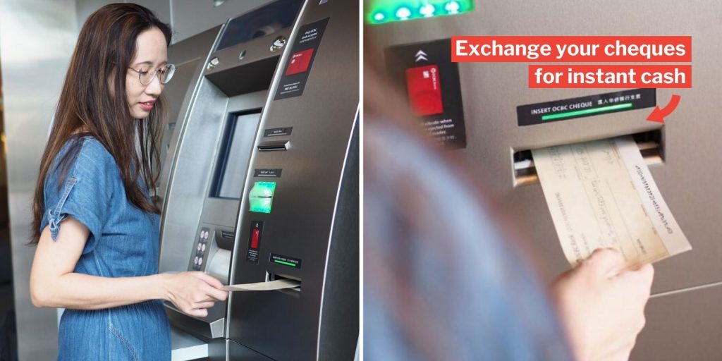 OCBC's Next-Gen ATMs Allow Instant Cash To Be Drawn From Cheques ...