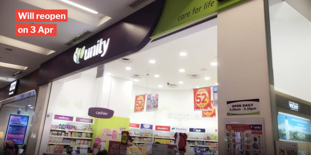 NEX Unity Pharmacy Staff Tests Positive For Covid-19, Premises Will ...