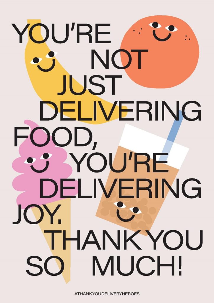 Thank Our Delivery Heroes By Placing These Posters On Your Doors, They ...
