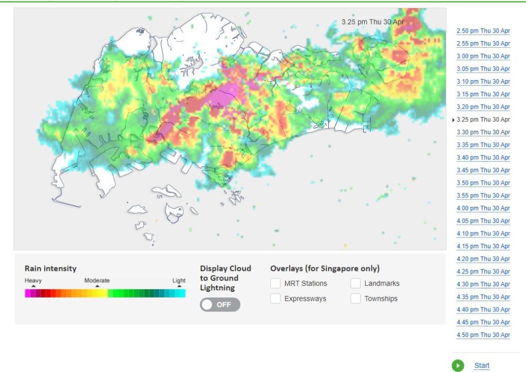 Singapore Sees Flash Floods In Numerous Areas On 30 Apr Due To ...