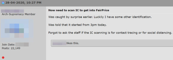 S’poreans Have To Scan NRIC Or QR Code At 148 NTUC FairPrice Outlets ...