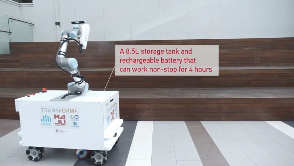 Disinfection Robot Developed By NTU Can Be Operated Remotely, Makes ...