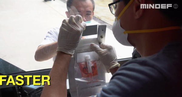 SAF Mobile Swab Station Lets Medical Teams Test For Covid-19 Using ...