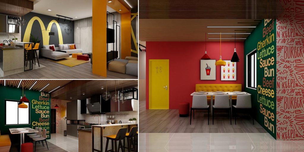 This HDB McDonald's Home Design Is For Fans Who Miss Dining In At The ...