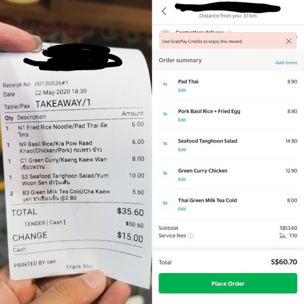 Food Delivery Can Cost Almost Twice Of Dabao Prices, Consider Takeaway ...