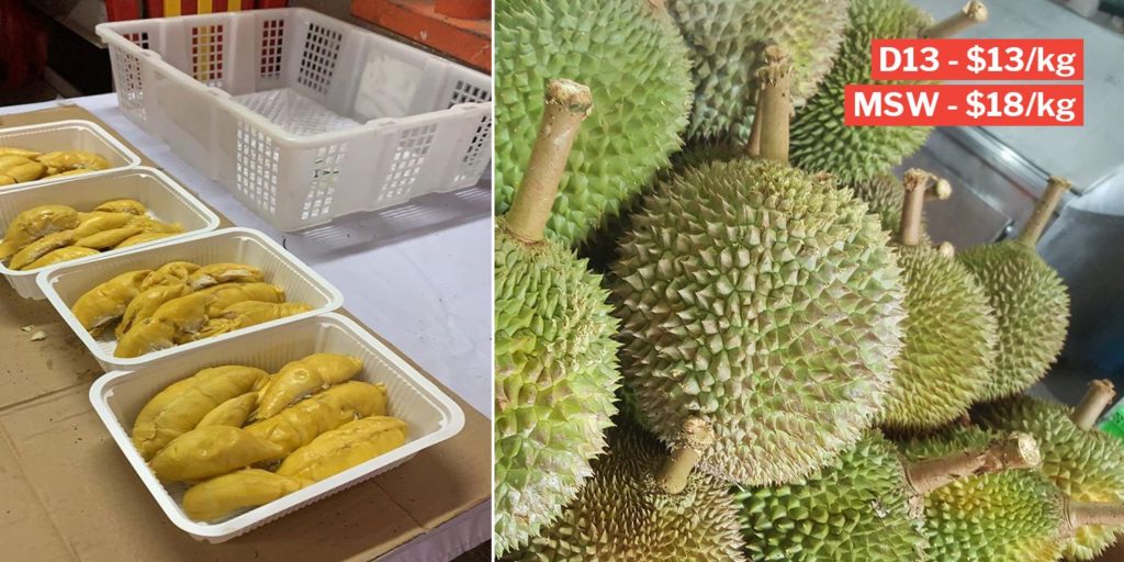Durian Prices In S'pore Dip As Low As $13/kg, Call Or Order Online For ...