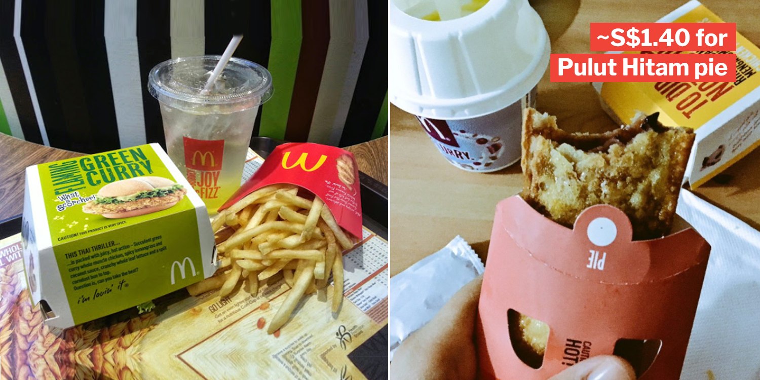 McDonald’s Green Curry Burger & Pulut Hitam Pie Make Us Miss Our JB Day ...