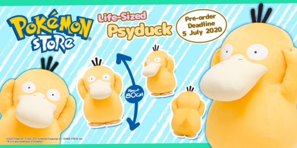 You Can Pre-Order This Massive Psyduck Plushie From Pokémon Center S ...