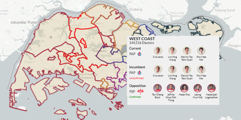This Interactive GE2020 Map Shows You All The Candidates & Battles ...