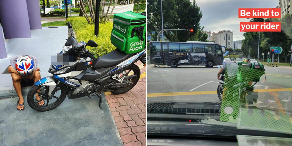 GrabFood Rider Collapses On Road, Passer-By Tells Him To Go Home ...