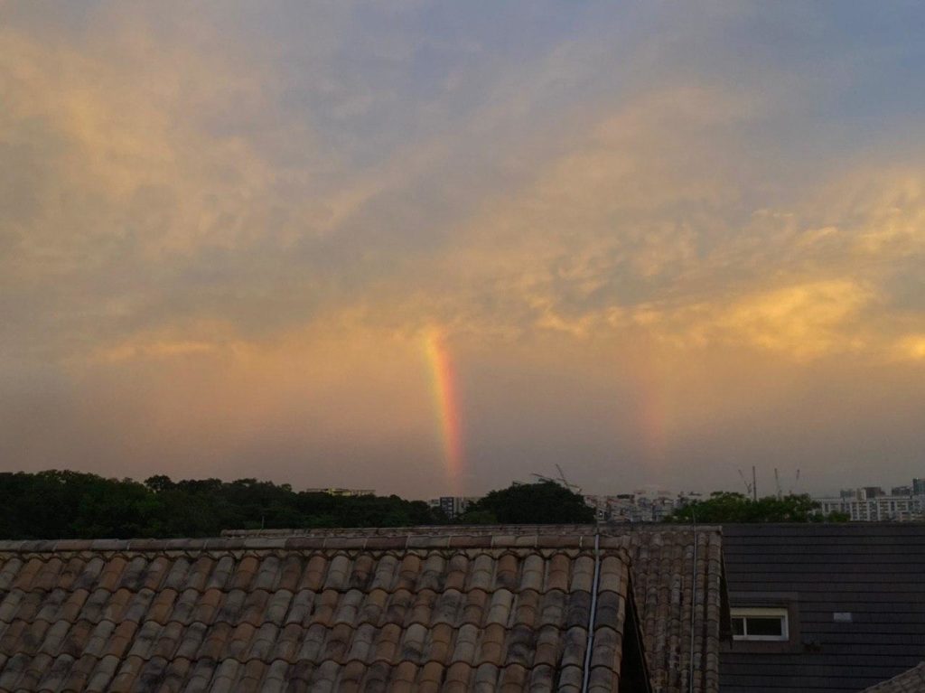 Rainbows Appear Across S'pore To Mark The End Of 'Circuit Breaker'