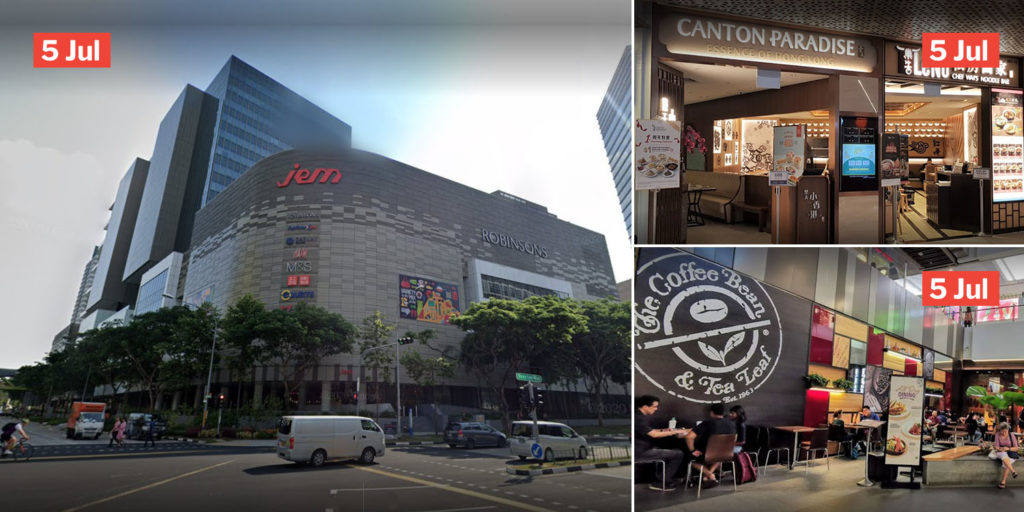 JEM Was Visited By Covid-19 Cases On 5 Jul, Includes Coffee Bean ...