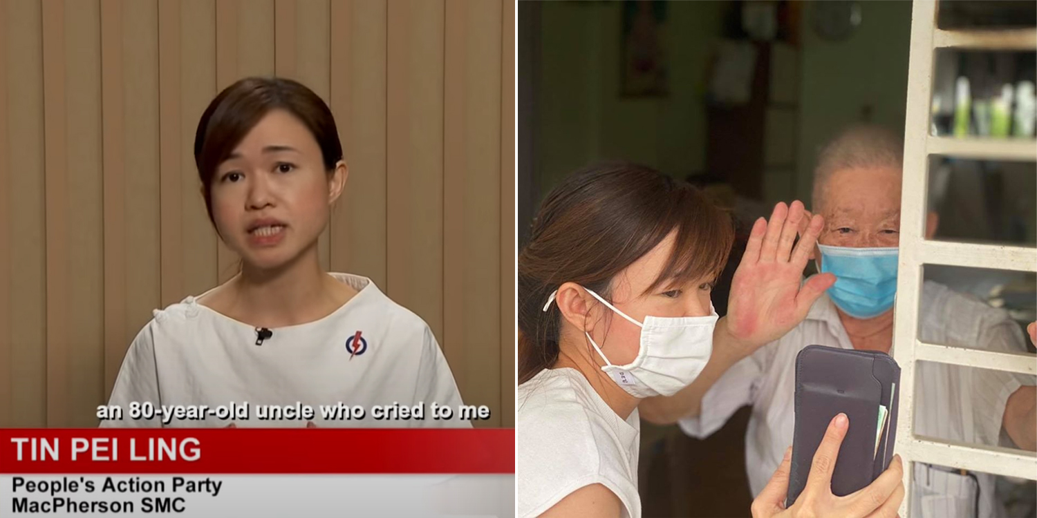 Tin Pei Ling Visits 80-Year-Old Uncle Who Lost Job, Gave Him Financial ...