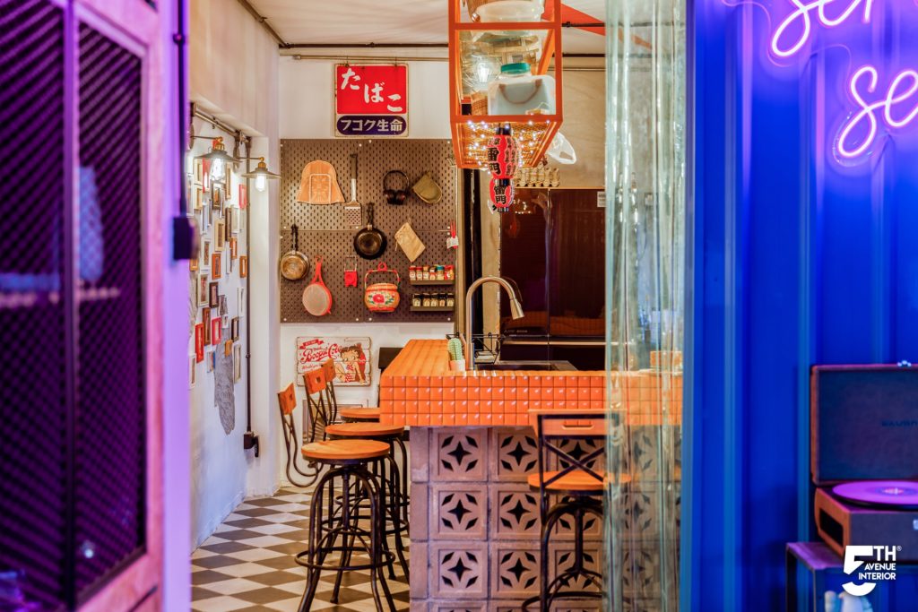 This Tampines HDB Is A Glitzy Vintage Bar With High Counter Stools ...