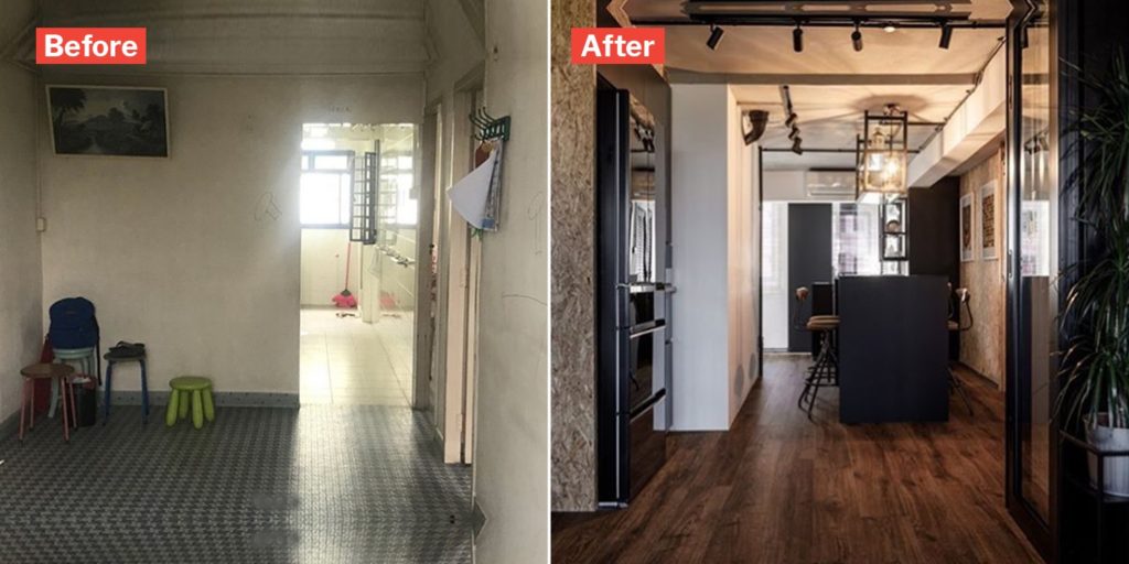 50-Year-Old HDB Transforms Into Posh Industrial Home & Withstands The ...