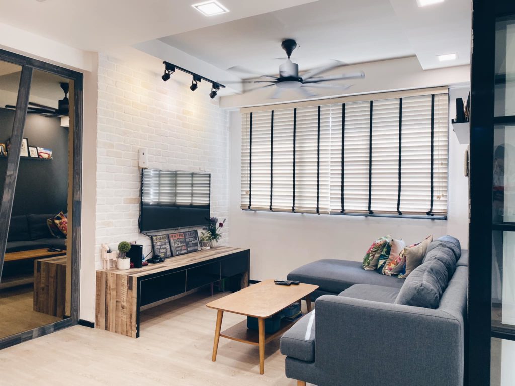 This Punggol HDB Flat Has A Rooftop Garden Deck & Sleek Modular Dining Nook