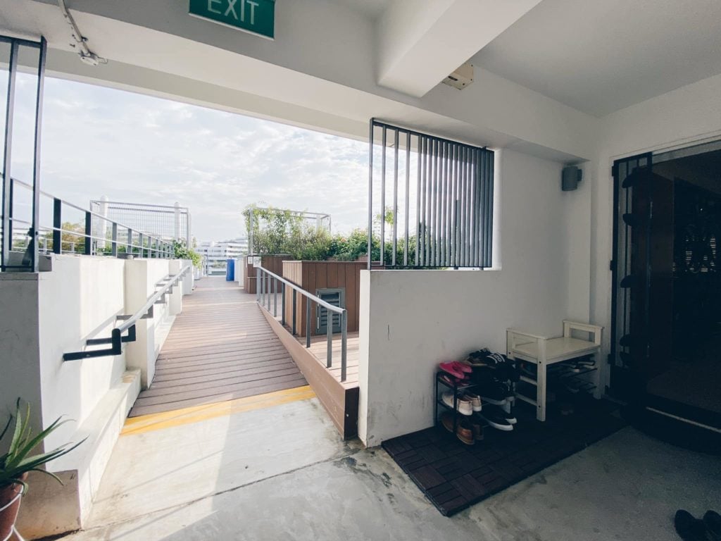 This Punggol HDB Flat Has A Rooftop Garden Deck & Sleek Modular Dining Nook