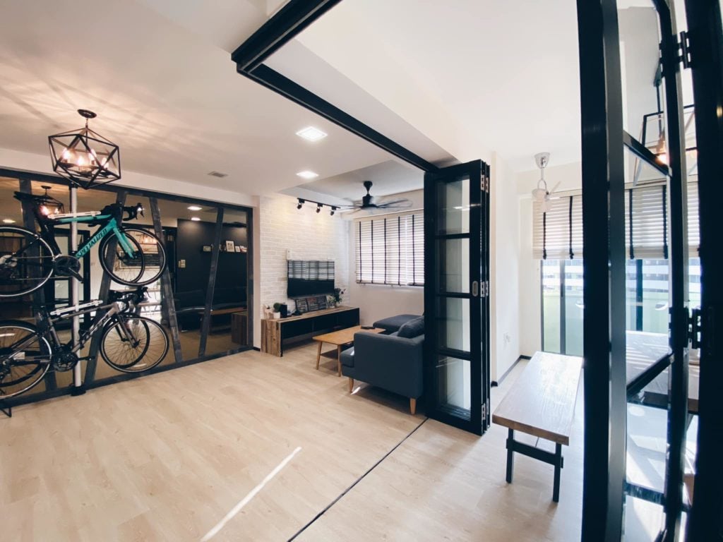 This Punggol HDB Flat Has A Rooftop Garden Deck & Sleek Modular Dining Nook