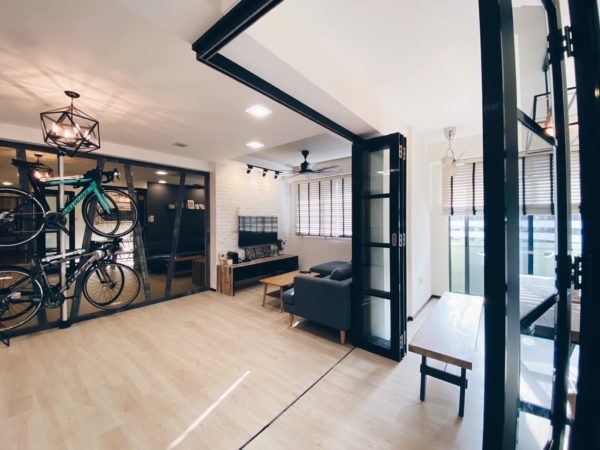 This Punggol HDB Flat Has A Rooftop Garden Deck & Sleek Modular Dining Nook