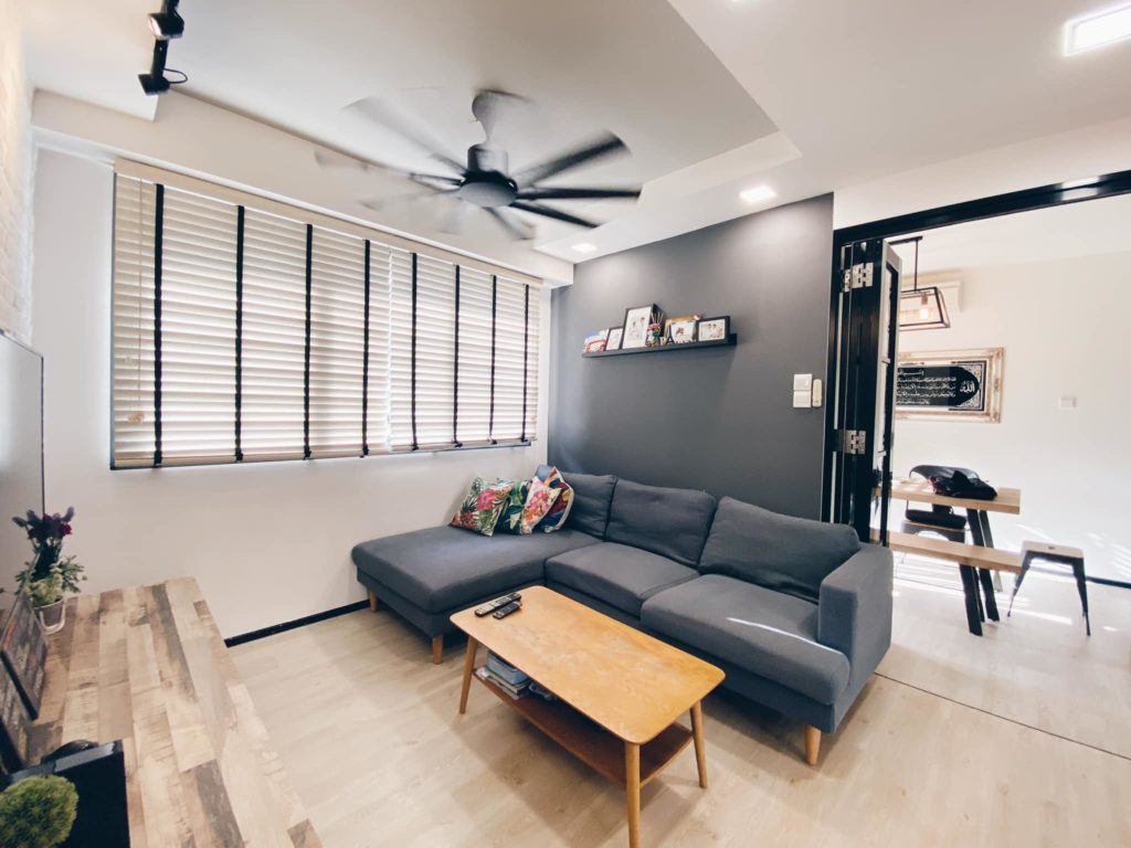 This Punggol HDB Flat Has A Rooftop Garden Deck & Sleek Modular Dining Nook