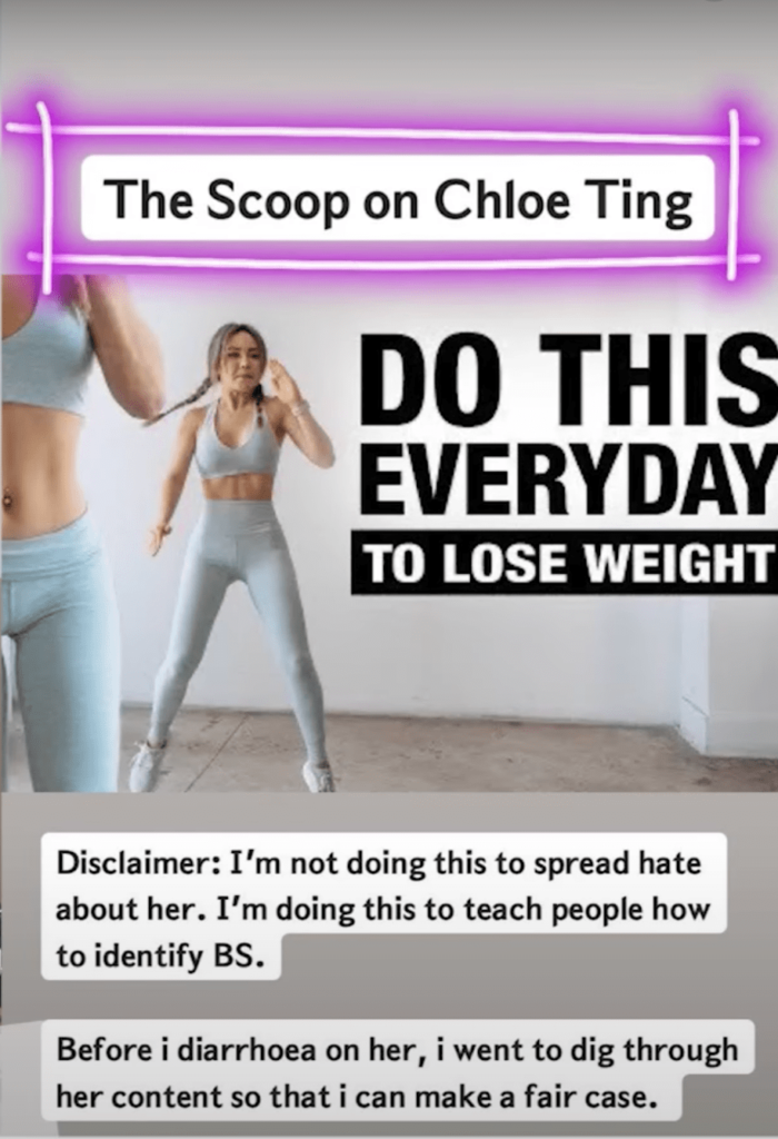 Chloe Ting Says S’porean Bodybuilder Wasn't Fair In His Criticisms ...