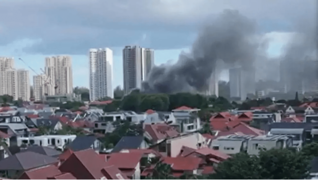 Mountbatten Fire Consumes Terrace House, 30 People Evacuated But None ...