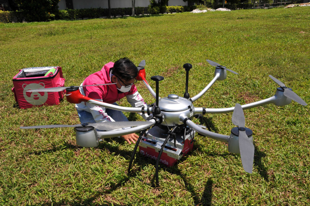 Foodpanda Delivers Ayam Penyet By Drone, Proving That Chickens Can Fly
