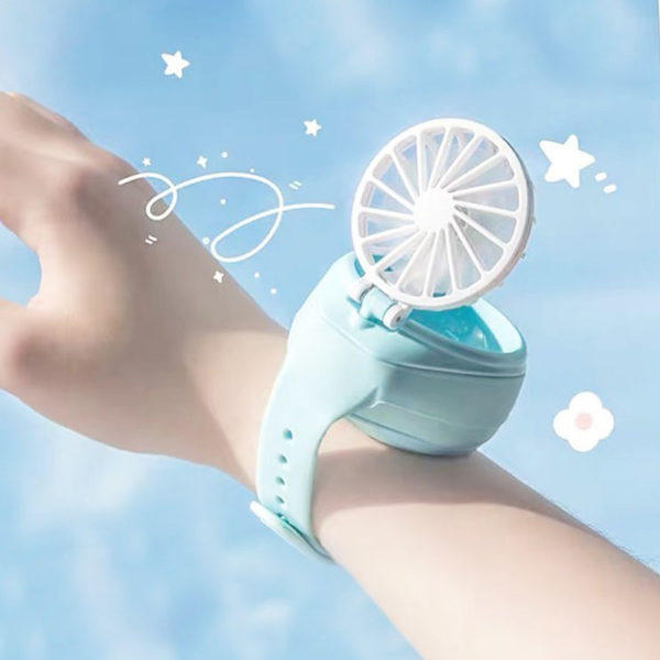 Mini-Fan Can Be Worn Like A Watch, We Wish It Can Blow The Haze ...