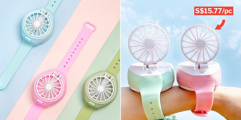 Mini-Fan Can Be Worn Like A Watch, We Wish It Can Blow The Haze ...