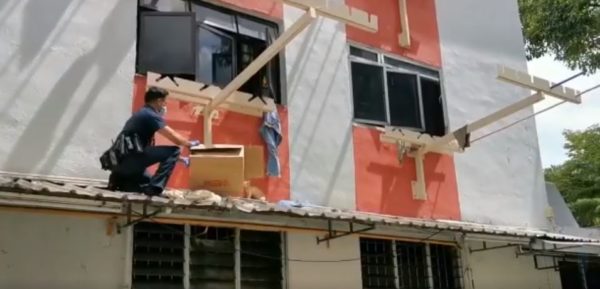 Policeman Climbs Marsiling HDB To Save Kitten, Becomes Neighbourhood Hero