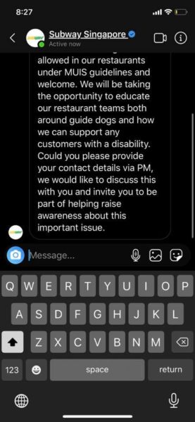 Subway Customer With Guide Dog Denied Entry, Brand Promises To Educate ...