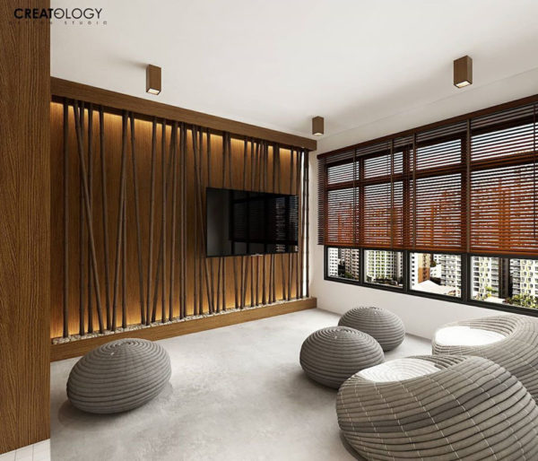 This 4-Room HDB Flat Design Is A Zen Ryokan With Tatami Dining Tables ...