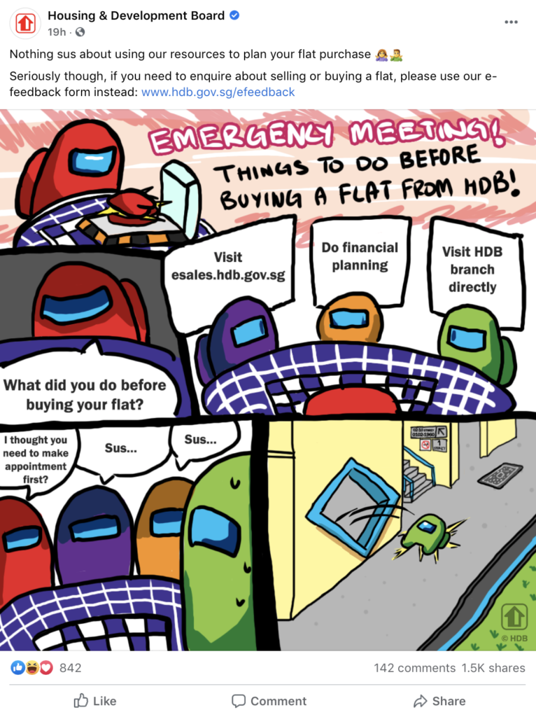 HDB & SCDF Use 'Among Us' Memes To Teach Proper Practices So They're ...