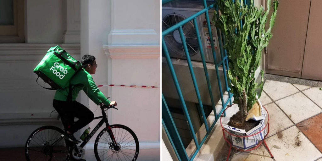 S'pore Deliveryman Breaks Flower Pot & Keeps Saying Sorry, Customer ...