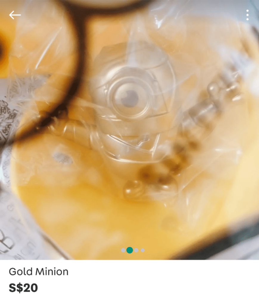 McDonald’s Golden Minion Toys Resold On Carousell For $88, Can Buy ...