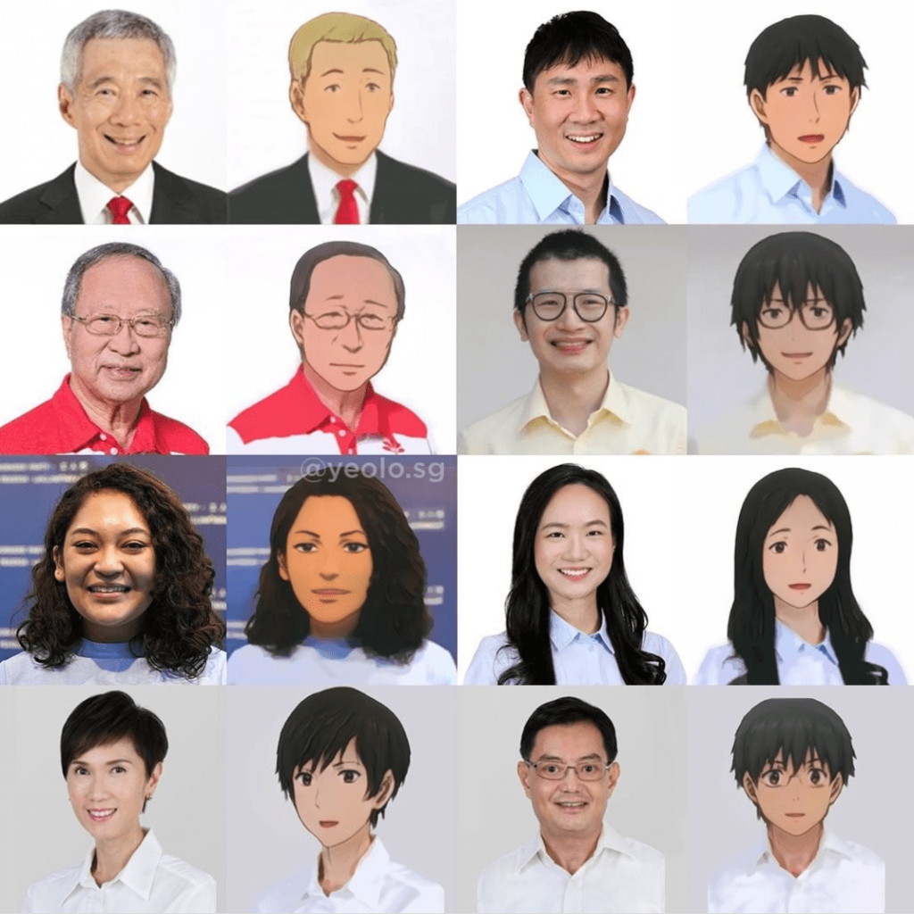 S’porean Turns Politicians Into Anime Characters & Netizens Love The ...