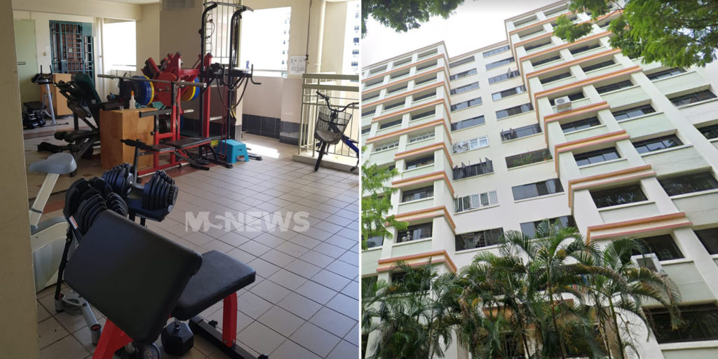 Woodlands HDB Lift Lobby Turns Into Mini Gym, Town Council Asks ...