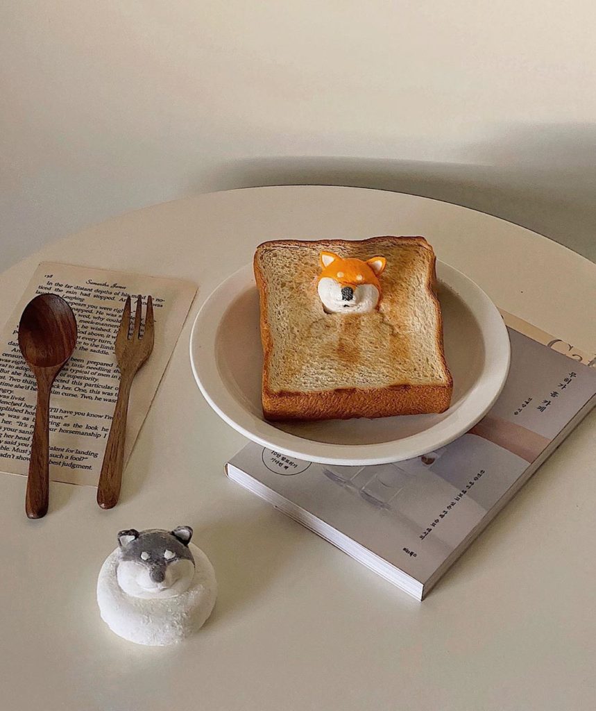 Taiwan Café Has Shiba Inu Toast That Looks Like A Playful Dog Staring ...
