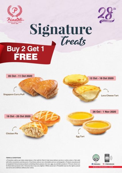 PrimaDeli Has Whole Cakes For $28 Till 25 Oct, Great For Birthdays ...